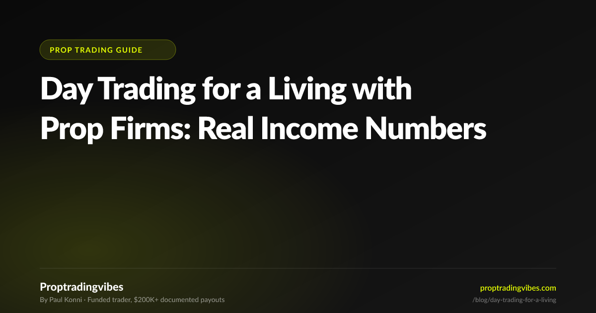 Day Trading for a Living: Real Income Numbers (2026)