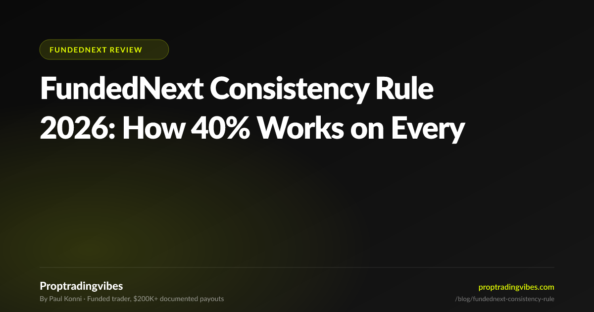 FundedNext Consistency Rule 2026: 40% on Each Account