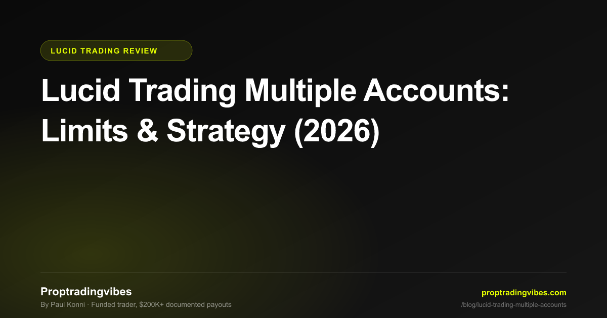 Lucid Trading Multiple Accounts: Limits & Strategy (2026)