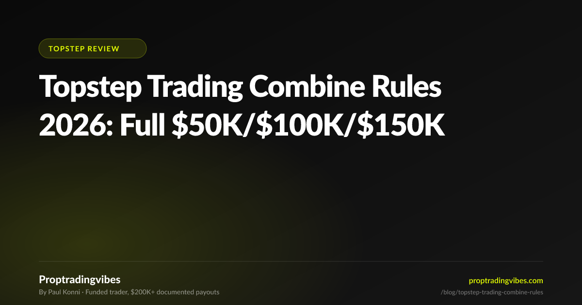 Topstep Combine Rules 2026: $50K/$100K/$150K Specs