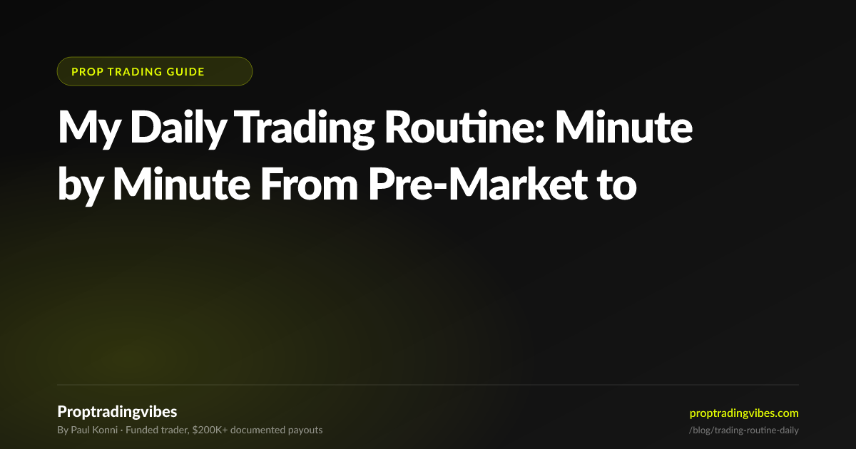 My Daily Trading Routine: Minute by Minute (2026)